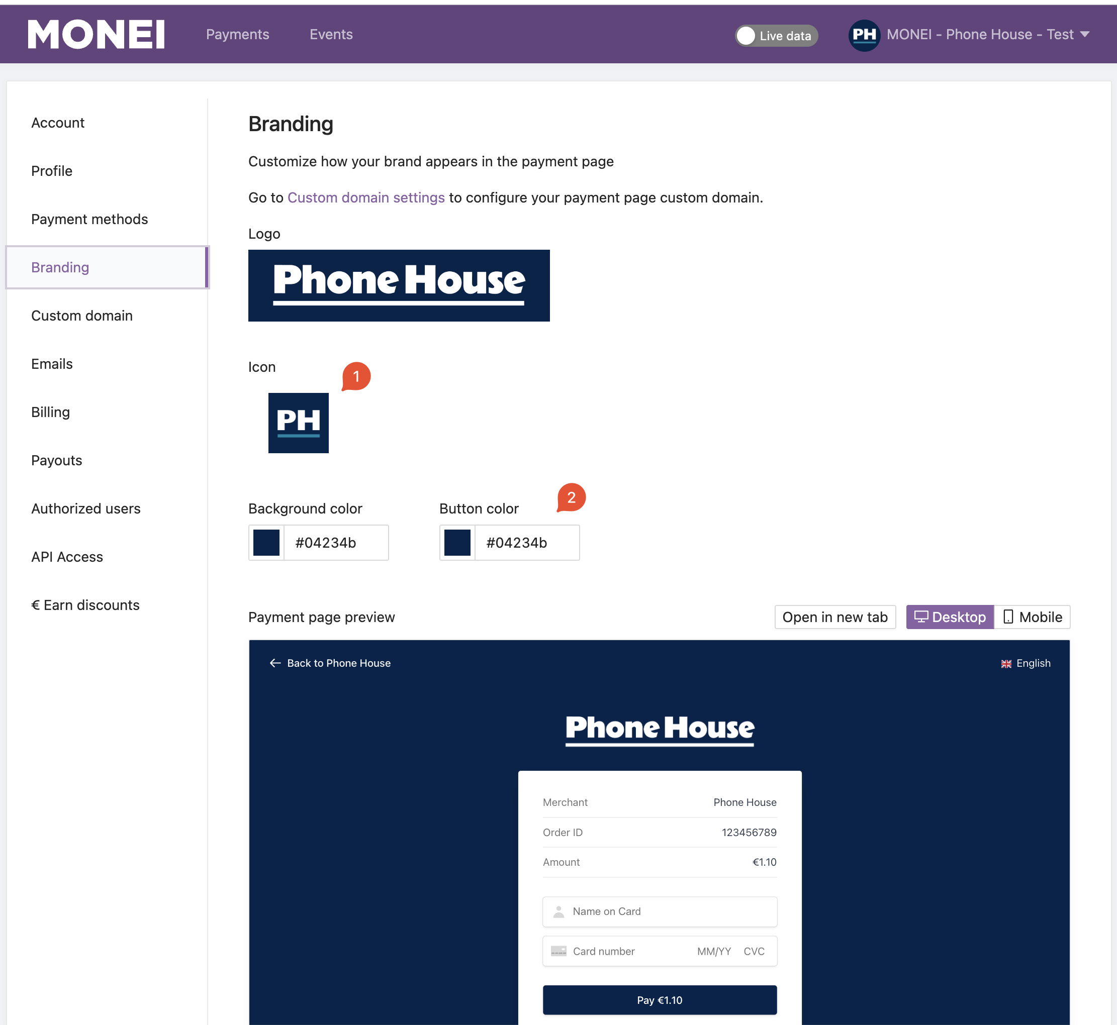 Can I customize the appearance of my checkout page with MONEI? – MONEI
